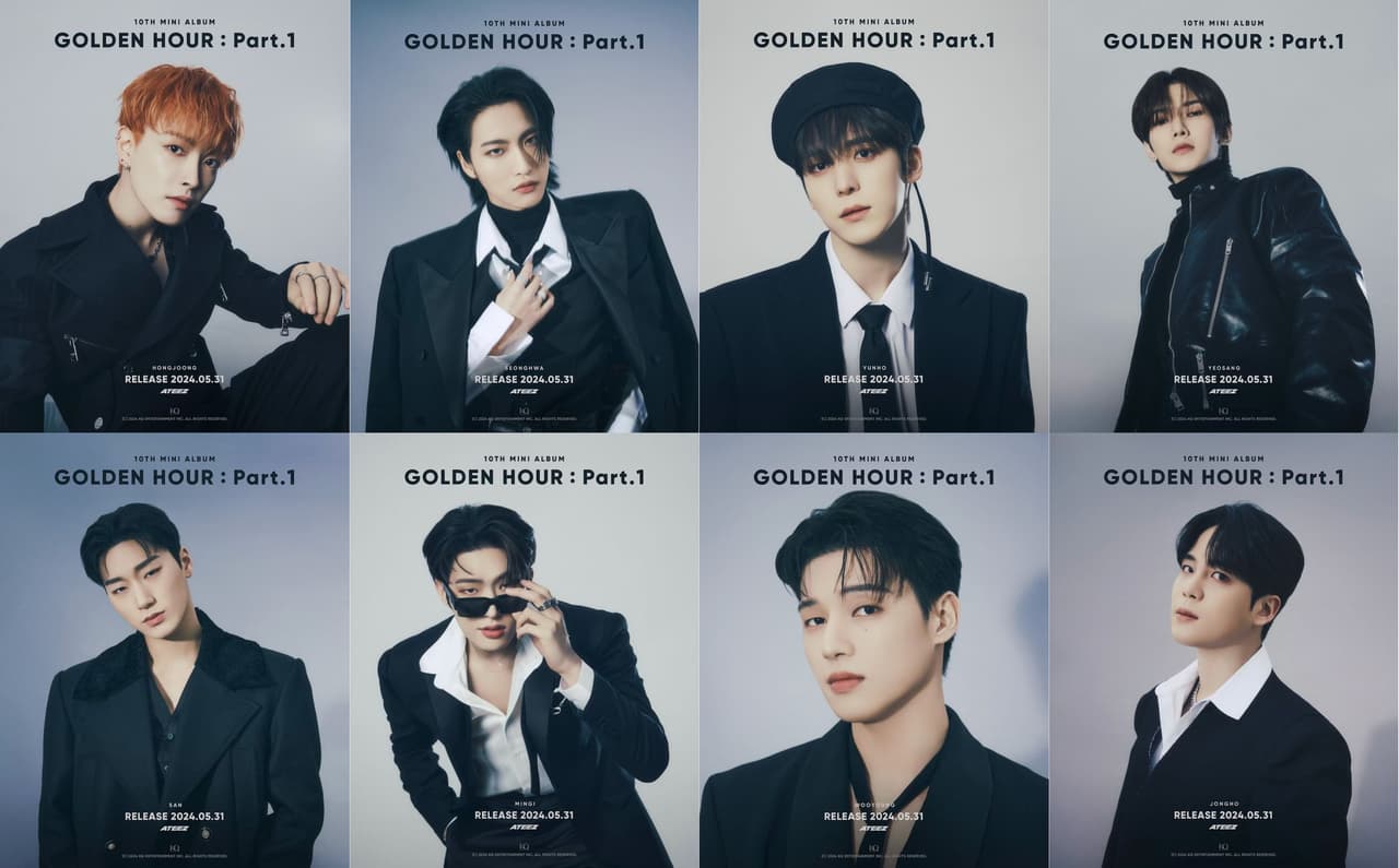 #集中討論 0531｜ATEEZ｜迷你十輯GOLDEN HOUR : Part.1 預告整理 - ATEEZ板 | Dcard