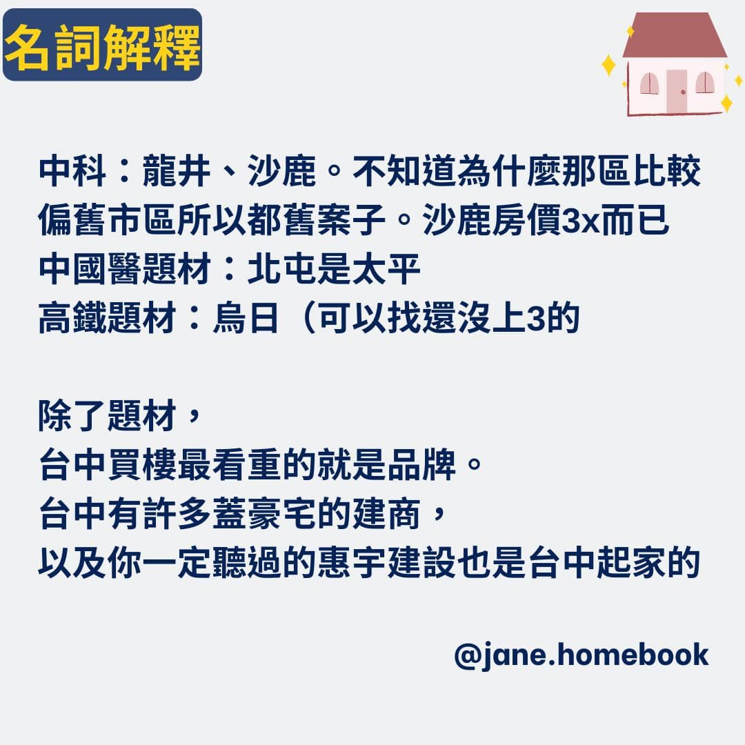 #分享 2023Q3台中房市小白隨手記 - 購屋板 | Dcard