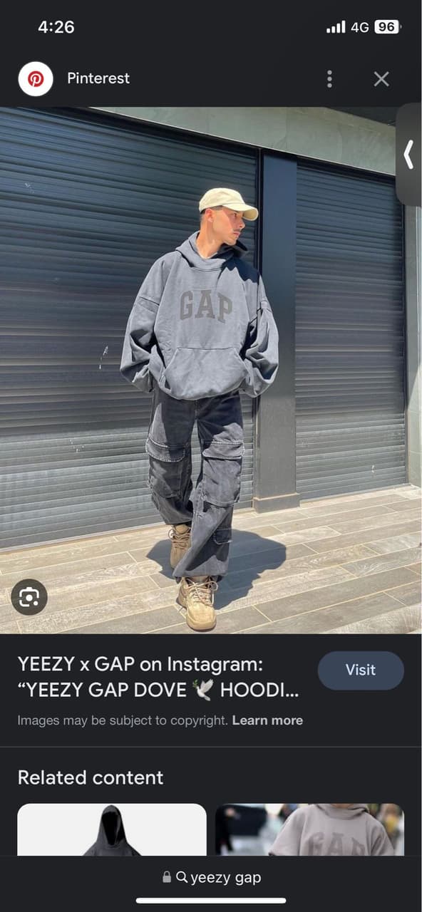 尋找yeezy gap版型的帽t - 穿搭板 | Dcard