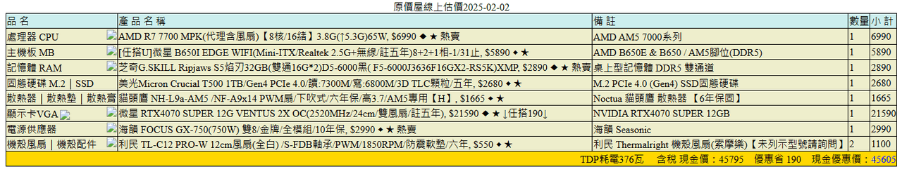 小白組5070 配單健檢 預算4-5W - 3C板 | Dcard