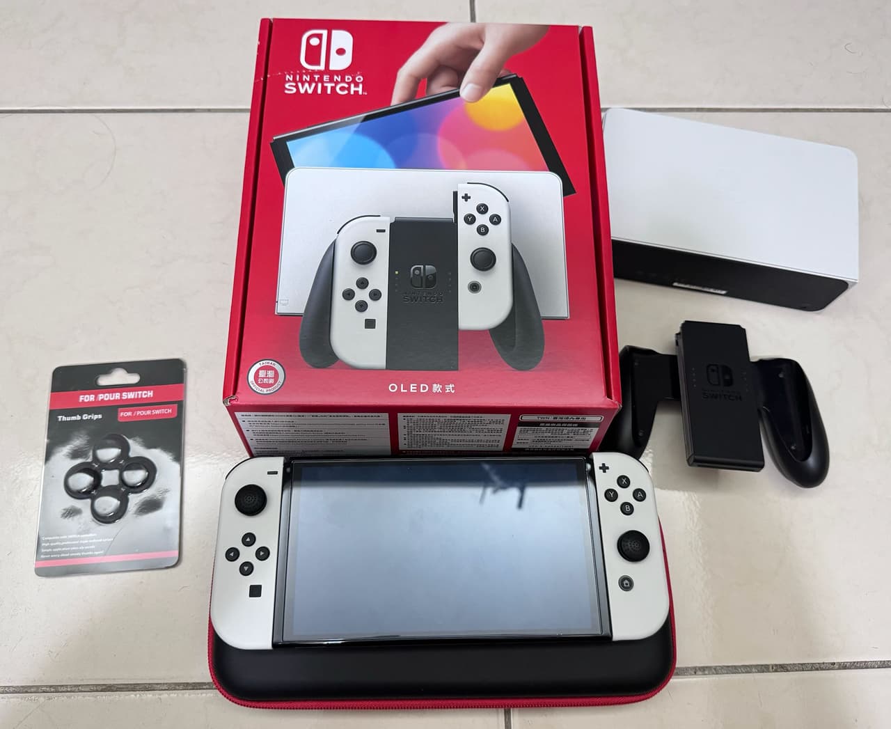 #我要賣 （已售出）任天堂Switch Oled白 保固內近全新 - 二手交易板 | Dcard