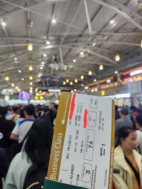 #國外遊記 #飛行記錄 越南航空 🇰🇷韓國釜山-🇻🇳越南胡志明市-🇹🇭泰國曼谷 B789+A321 商務艙分享(含貴賓室開箱) - 旅遊板 | Dcard