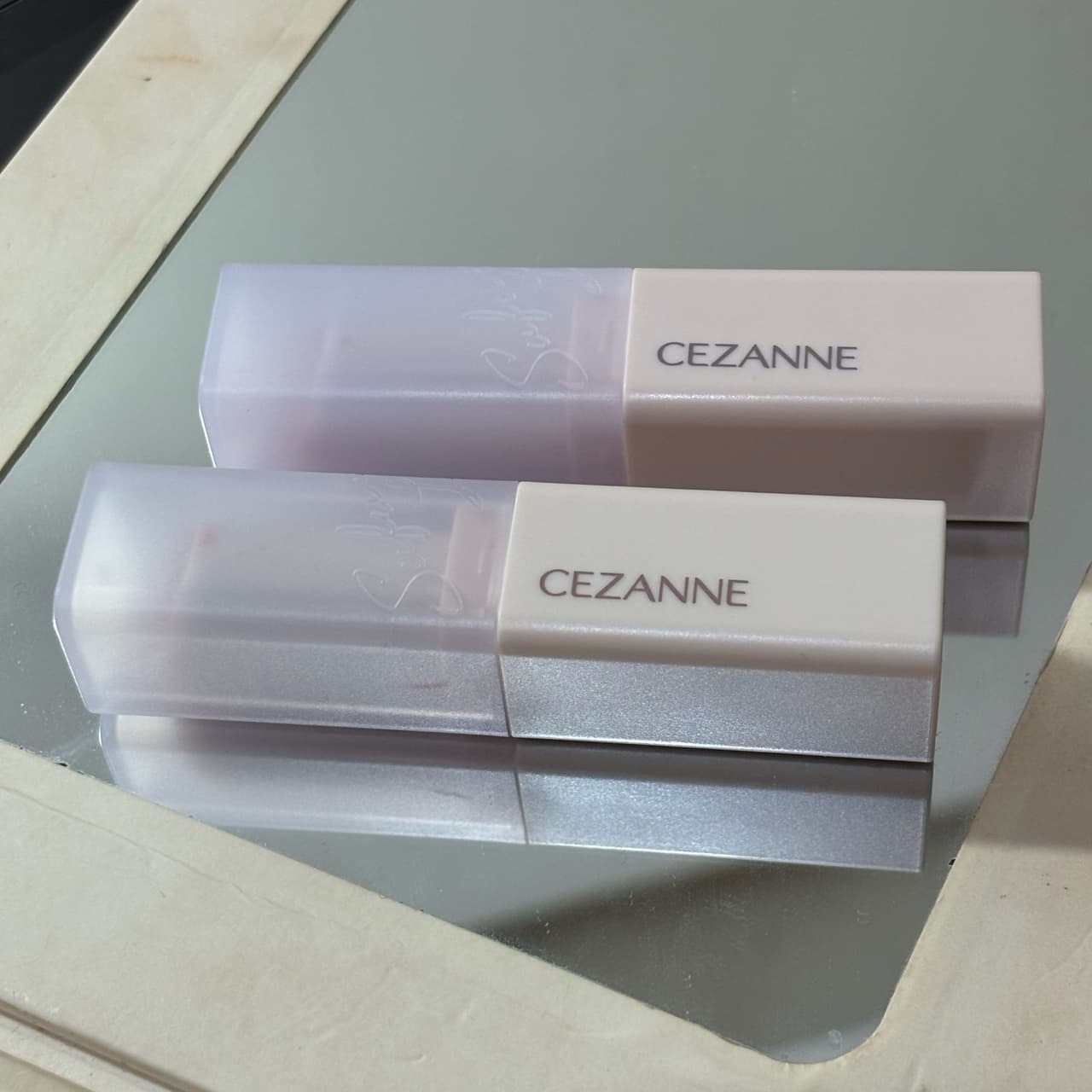 #試色 CP值超高.ᐟ.ᐟ.ᐟ cezanne舒芙蕾唇膏01&02 ꒰˶ฅ́˘ฅ̀˶꒱ - 美妝板 | Dcard