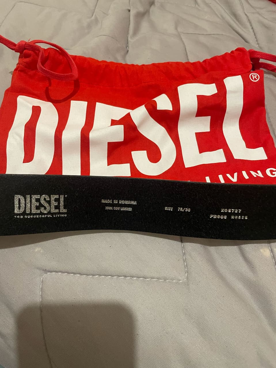 #我要賣 Diesel 亮面標皮帶（可小議） - 二手交易板 | Dcard