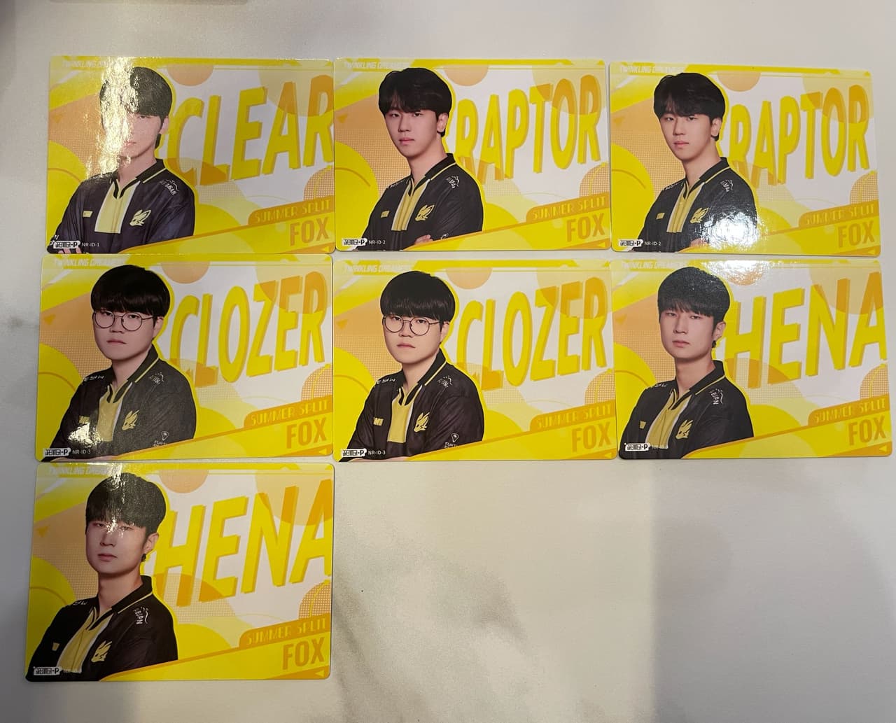 #我要賣 星火逐夢 LCK 第二彈 小卡拆售 T1 HLE KT FOX - 二手交易板 | Dcard