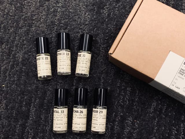 #分享 #開箱 LE LABO 探險收藏淡香精6入組 - 香氛板 | Dcard