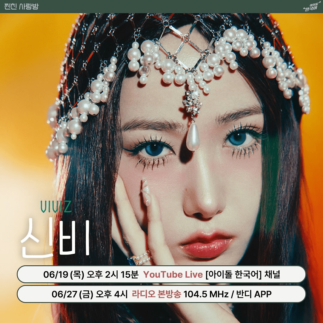 250619 SinB - YouTube Live [Idol Korean] Let's Learn Korean/ 250627 EBS ...