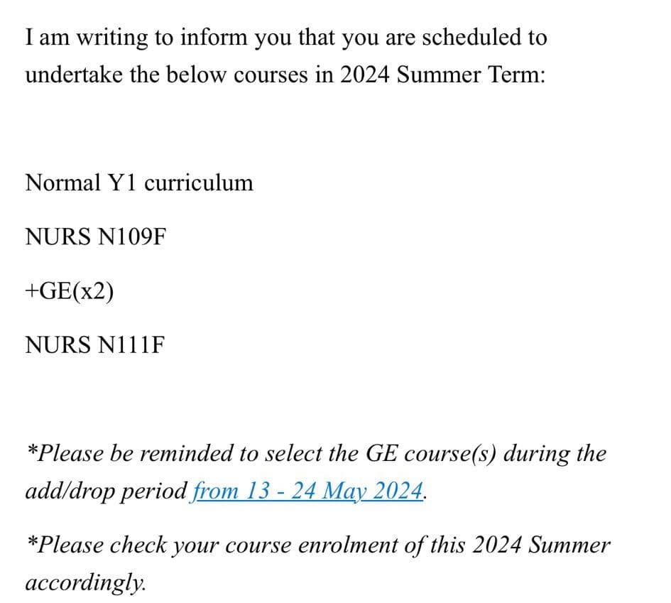 Year 1 使唔使reg GE course ? - 香港都會大學板 | Dcard