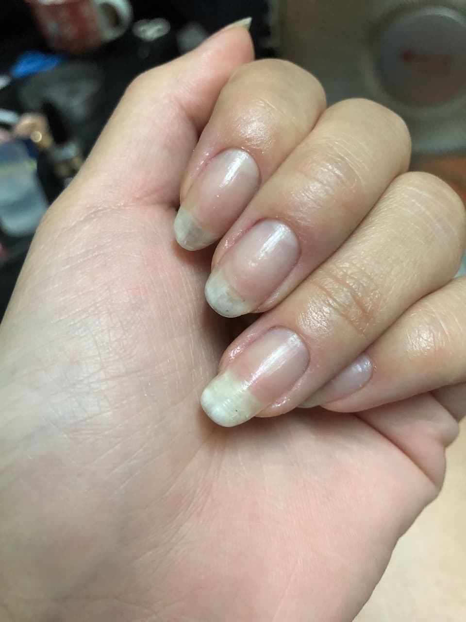 問題 沒卸甲但指甲變軟 美甲板 Dcard
