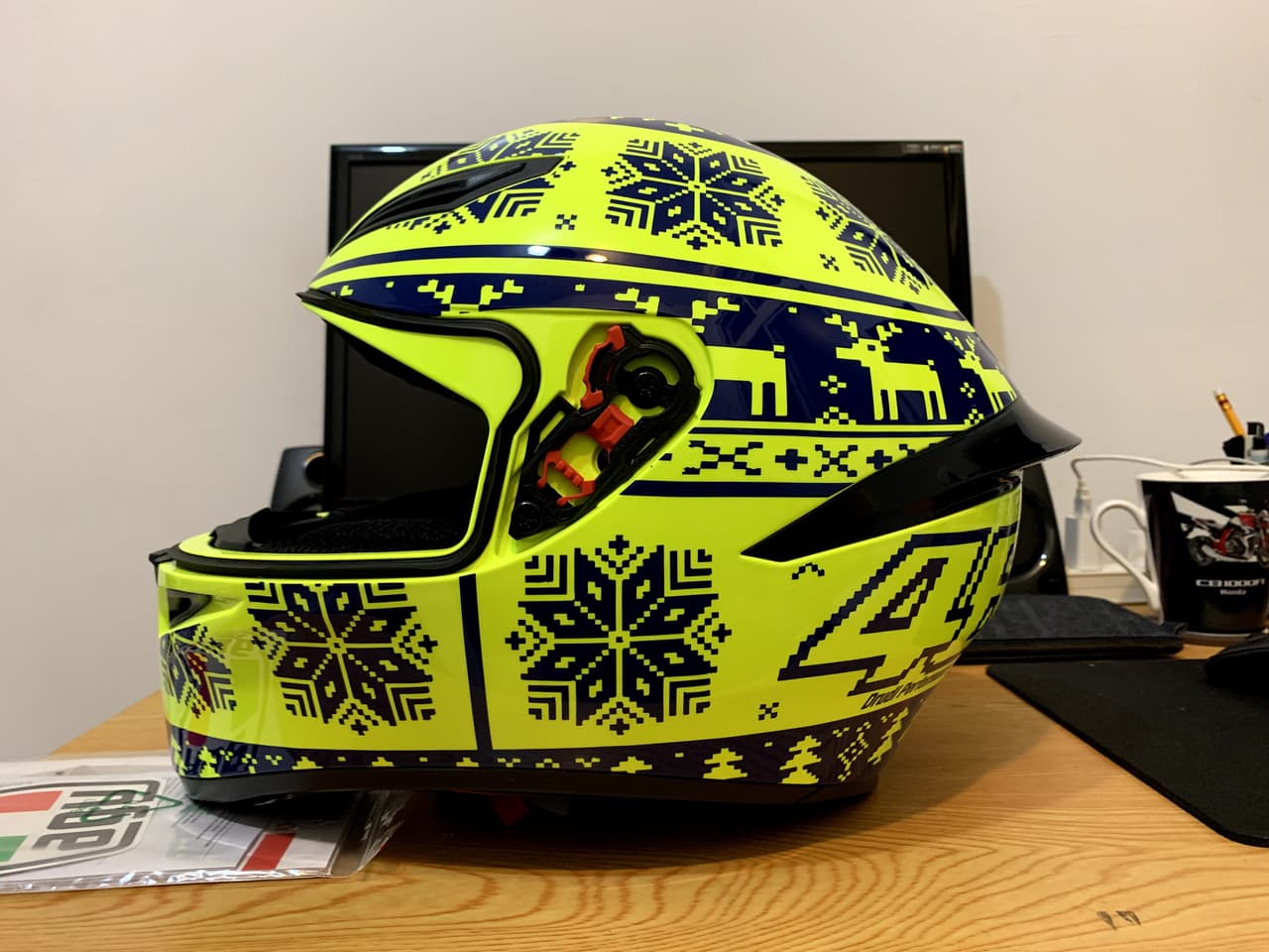 AGV K1 雪花帽 開箱 - 機車板 | Dcard