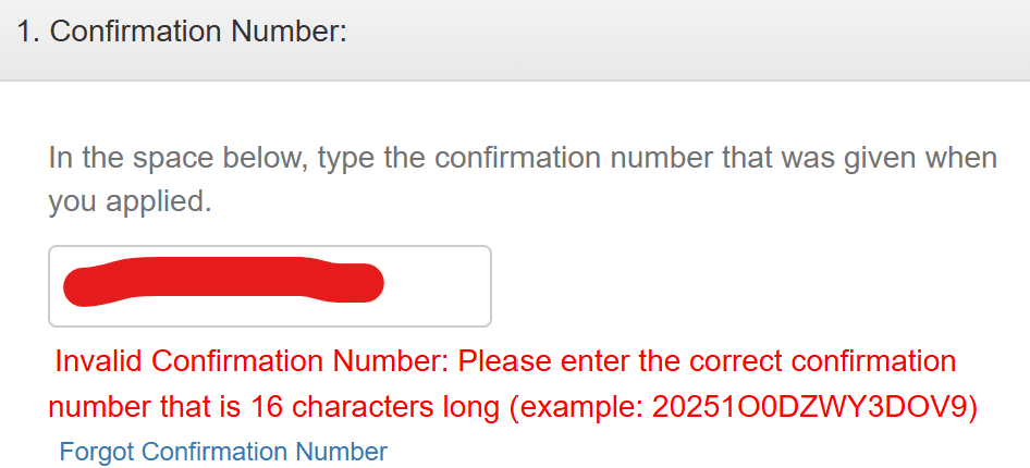 #請益 綠卡抽籤公布｜Confirmation number 輸入錯誤 - 留學板 | Dcard