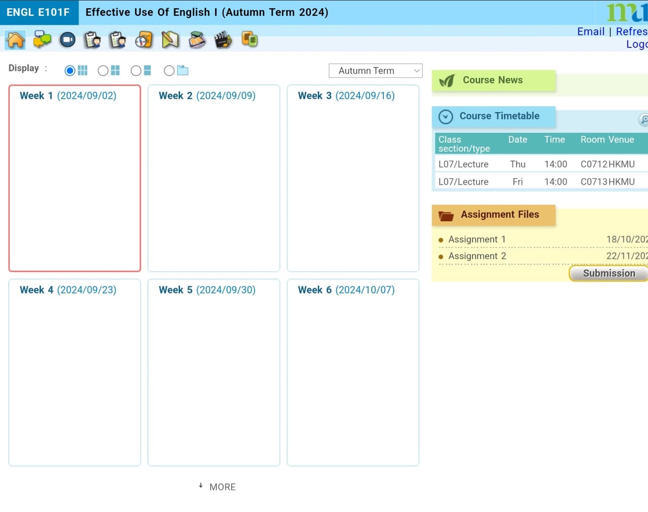 Effective Use Of English I （E101F) 今個禮拜使唔使上？ - 香港都會大學板 | Dcard