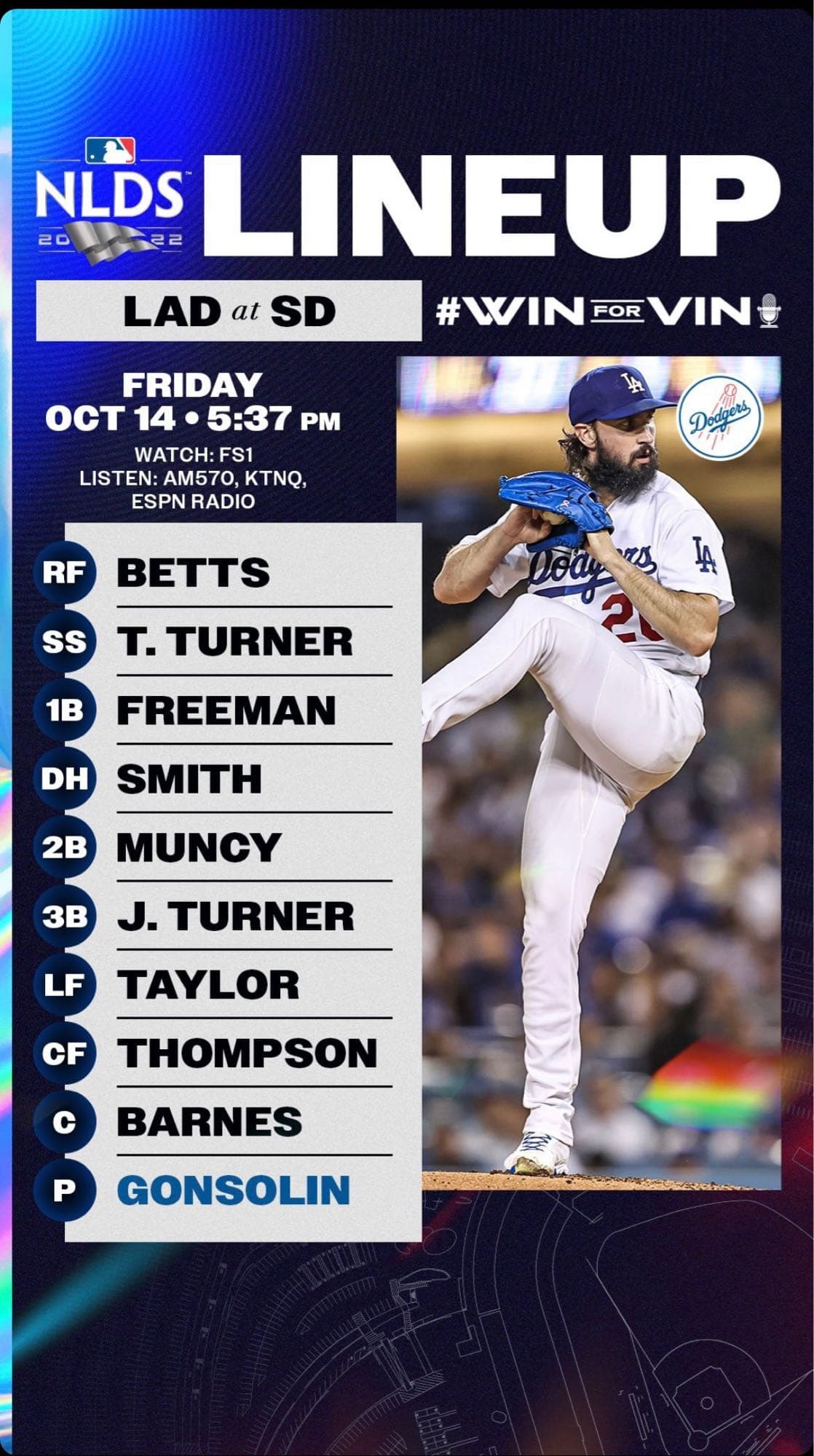 2022.10.15 國聯分區系列賽 G3 洛杉磯道奇 vs. 聖地牙哥教士 - MLB板 | Dcard