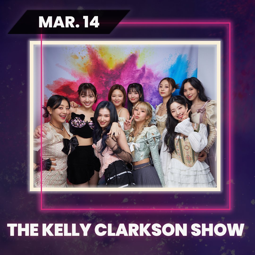 #回歸 TWICE於The Kelly Clarkson Show表演&接受採訪確定於3/14播出 - TWICE板 | Dcard