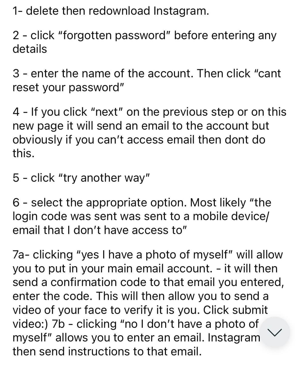 #分享 IG帳號被停權14天到恢復的歷程分享 - B11 留言 | Dcard