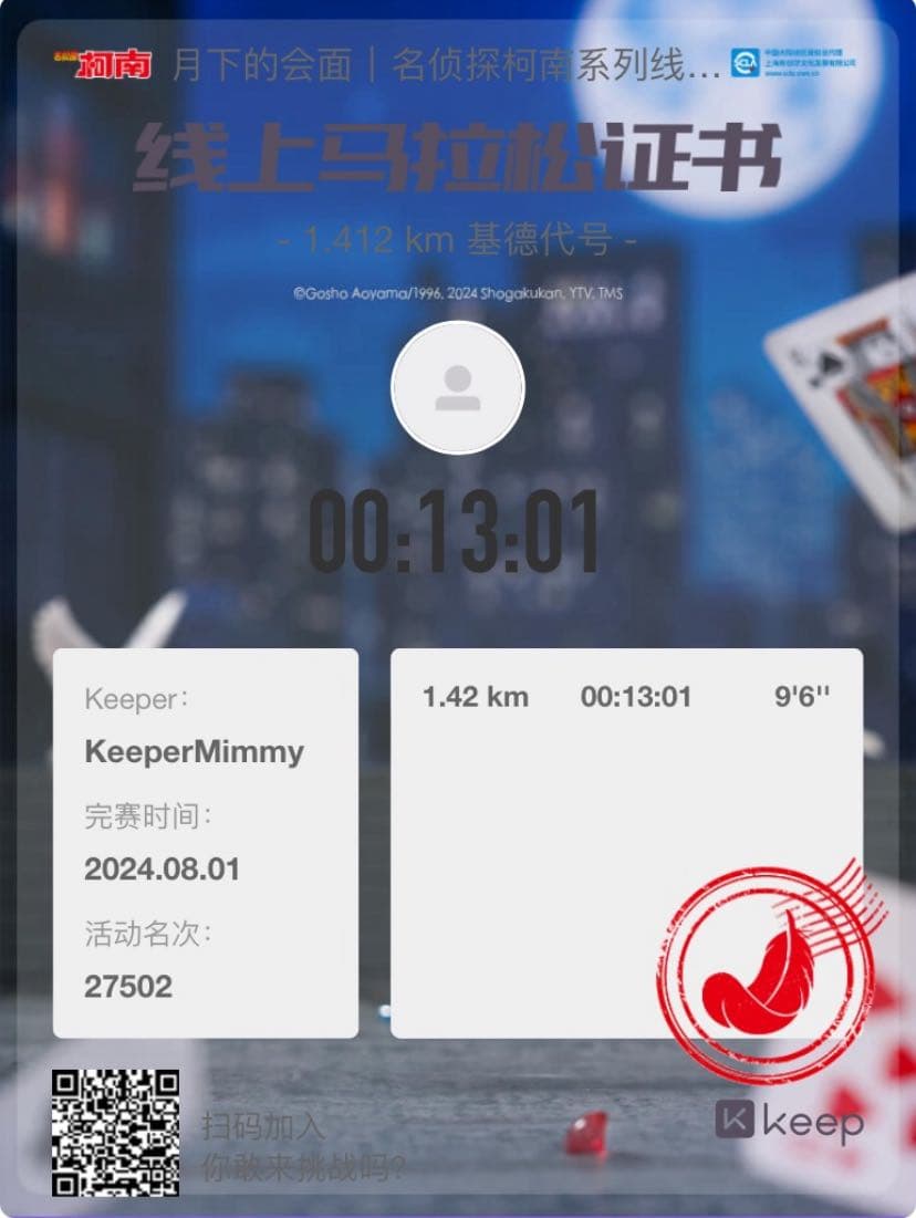 #分享 柯南基德Keep獎牌 你報名了嗎？ - 柯南板 | Dcard