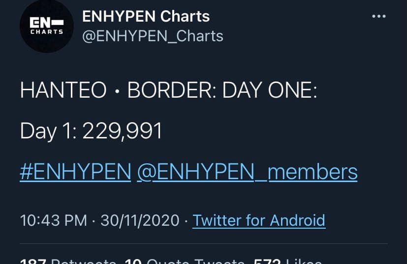 #集中討論#ENHYPEN出道#迷你一輯《BORDER:DAY ONE》 - B73 留言 | Dcard