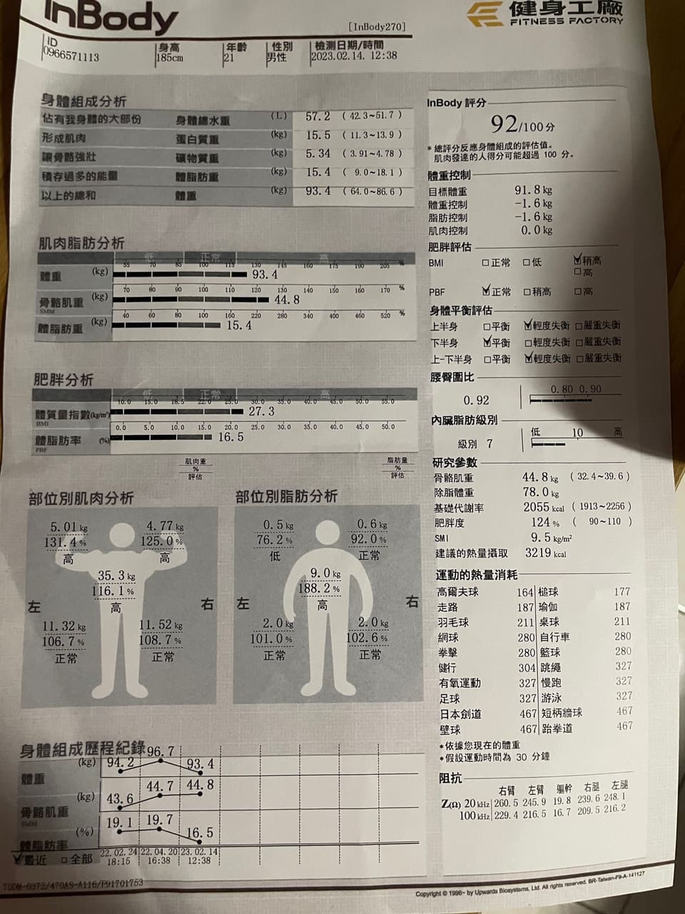 #心得 分享一個月體脂16%～12%增肌減脂心得分享 附上Inbody - 健身板 | Dcard