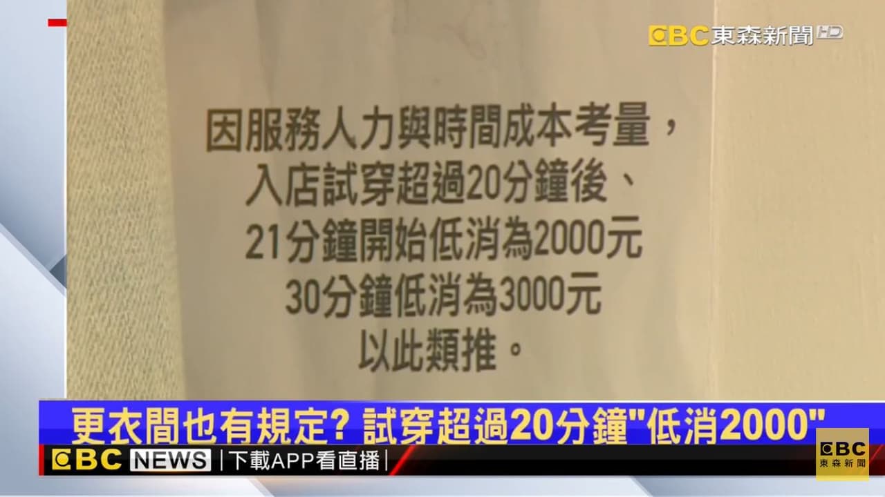 現在東區試穿衣服要錢了 - B361 留言 | Dcard