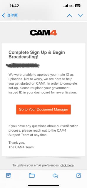 #綜合討論 Cam4直播的認證問題 一直跑出需重新上傳跟有其他人需要上傳證件 - 男同志西斯板 | Dcard