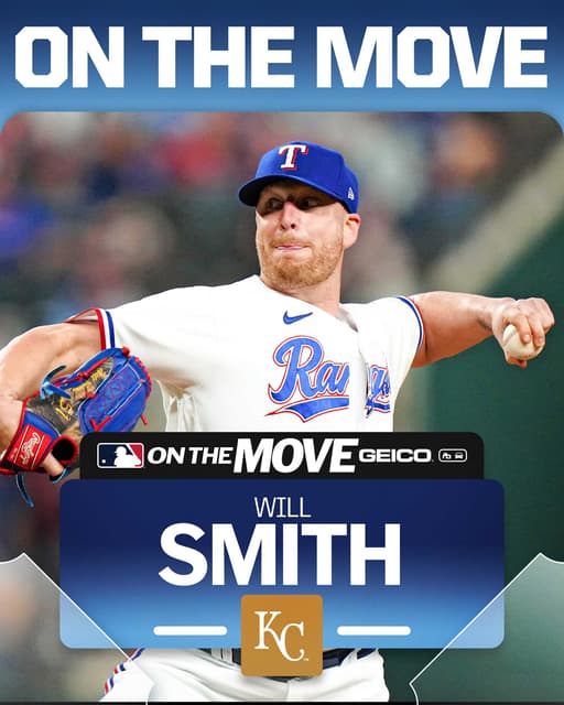 #簽約交易 德州遊騎兵隊的WILL SMITH以一年五百萬合約轉隊至堪薩斯皇家隊 - MLB板 | Dcard