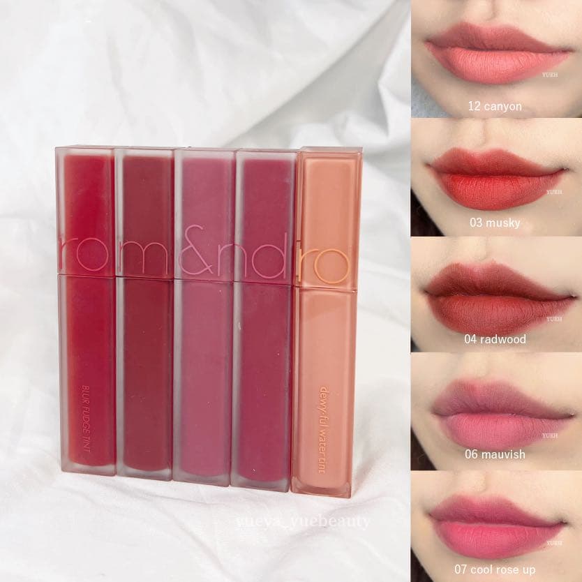 #試色 我的21隻romand全試色 你pick哪隻！ #韓系生活提案 - 美妝板 | Dcard