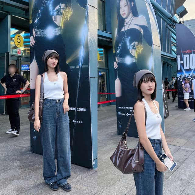 #分享 156cm 5套個性日常穿搭🖤 - 穿搭板 | Dcard