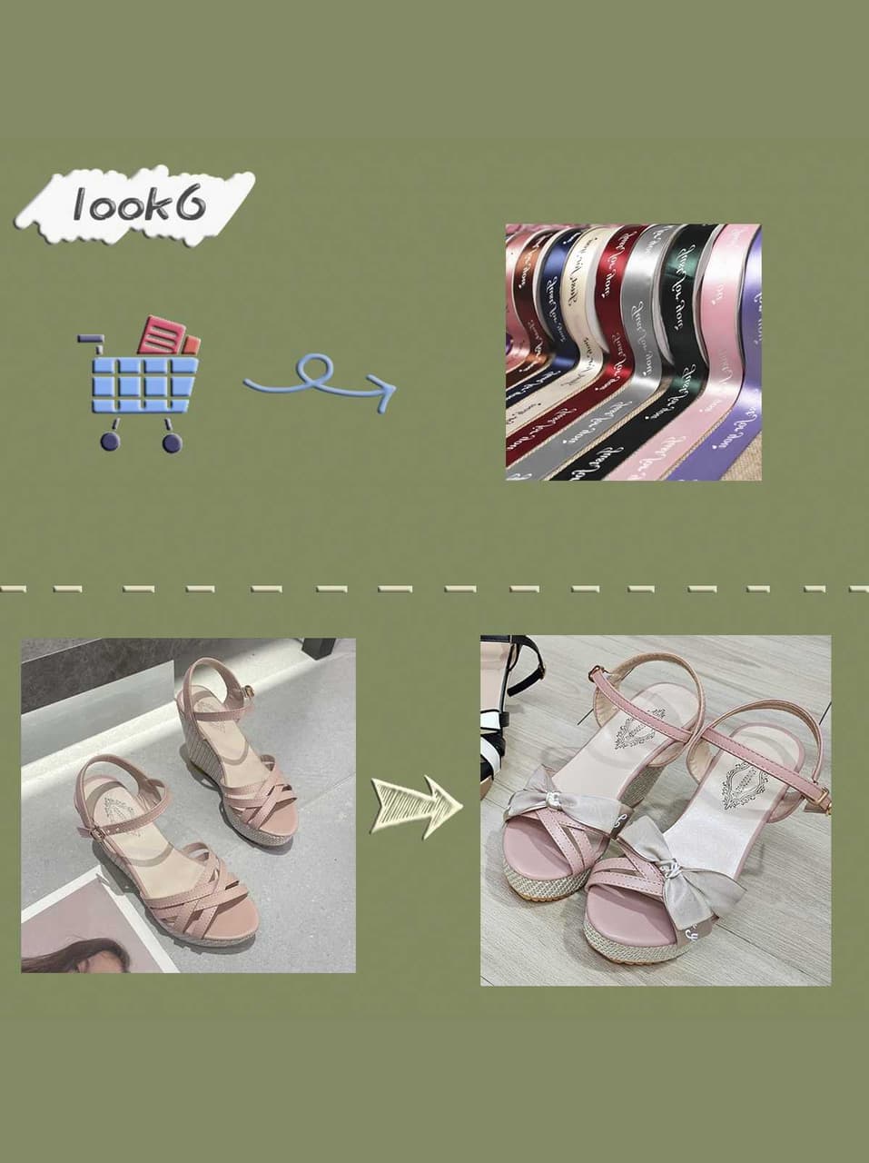 146cm地精系🧚‍♀️~DIY浪漫改造🎀 厚底鞋也可以仙氣滿滿！ - 穿搭板 | Dcard