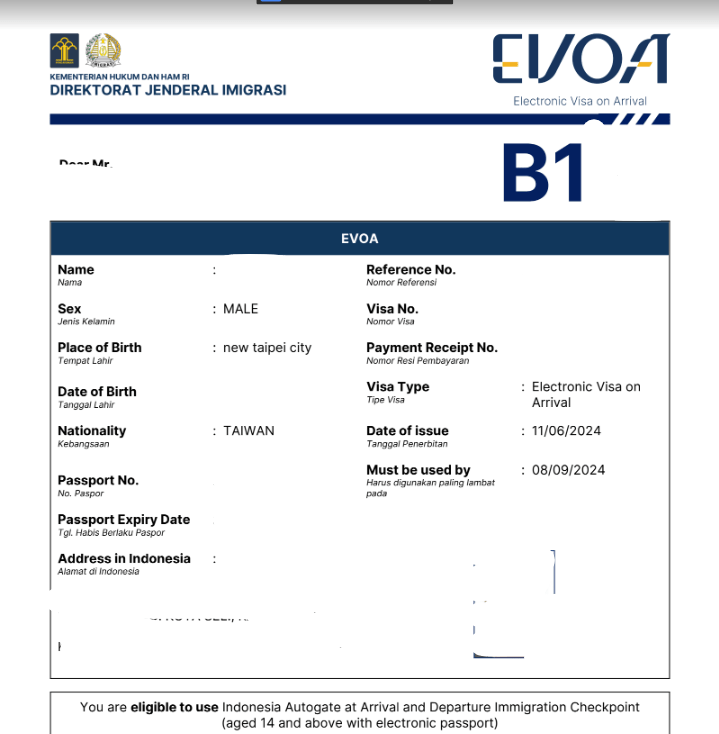 #發問 印尼EVOA - 問答板 | Dcard