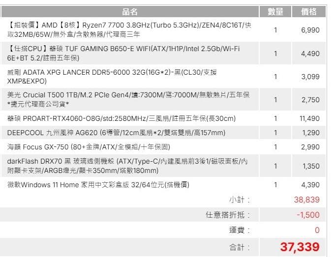 電腦規格請益 - 3C板 | Dcard