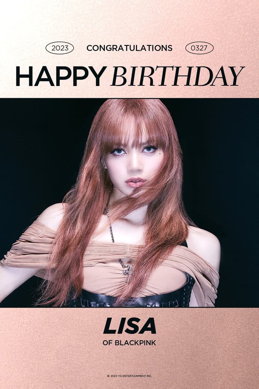 #分享 230327 LISA生日快樂🎈 - BLACKPINK板 | Dcard