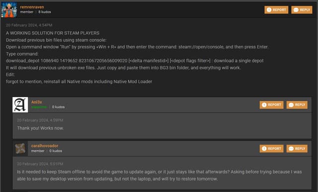 Hotfix #18 更新後mod打不開steam解決分享 - 柏德之門板 | Dcard