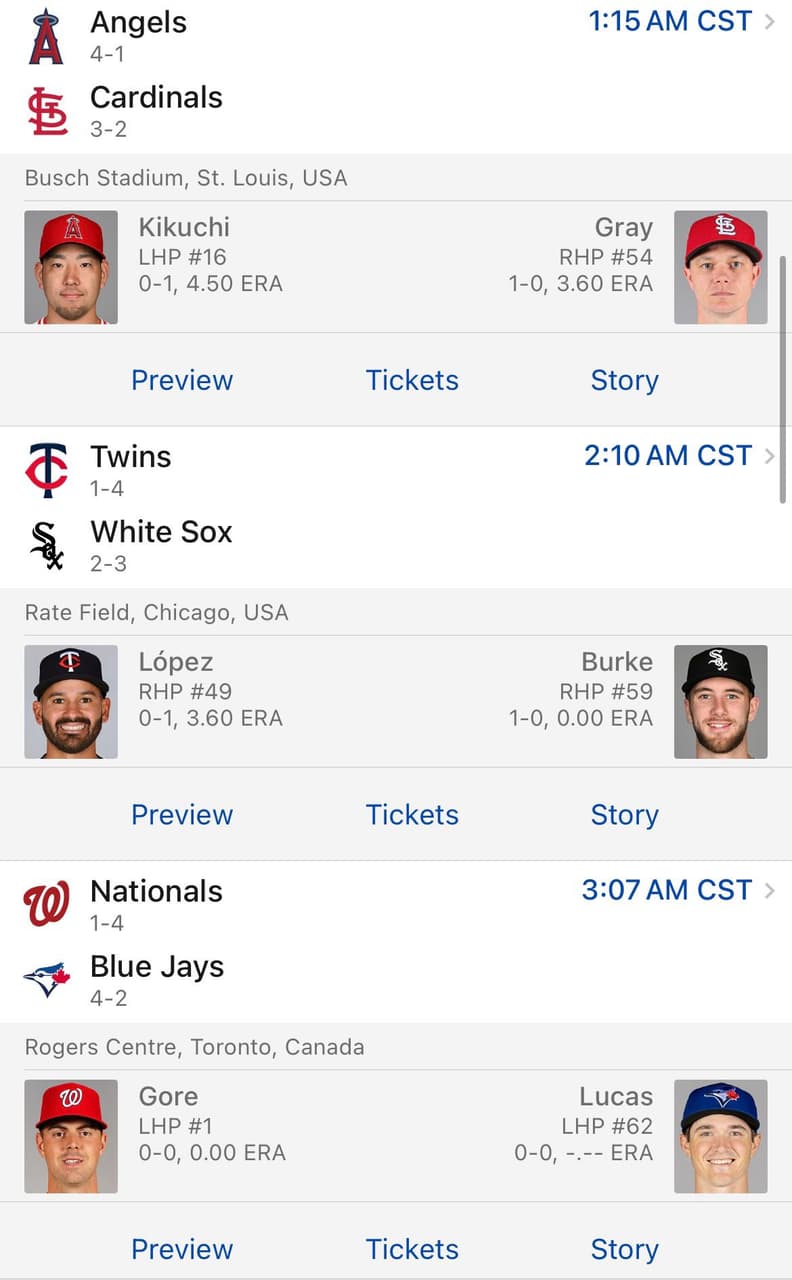 #討論 2025/4/2 MLB 例行賽先發投手（15 場） - MLB板 | Dcard