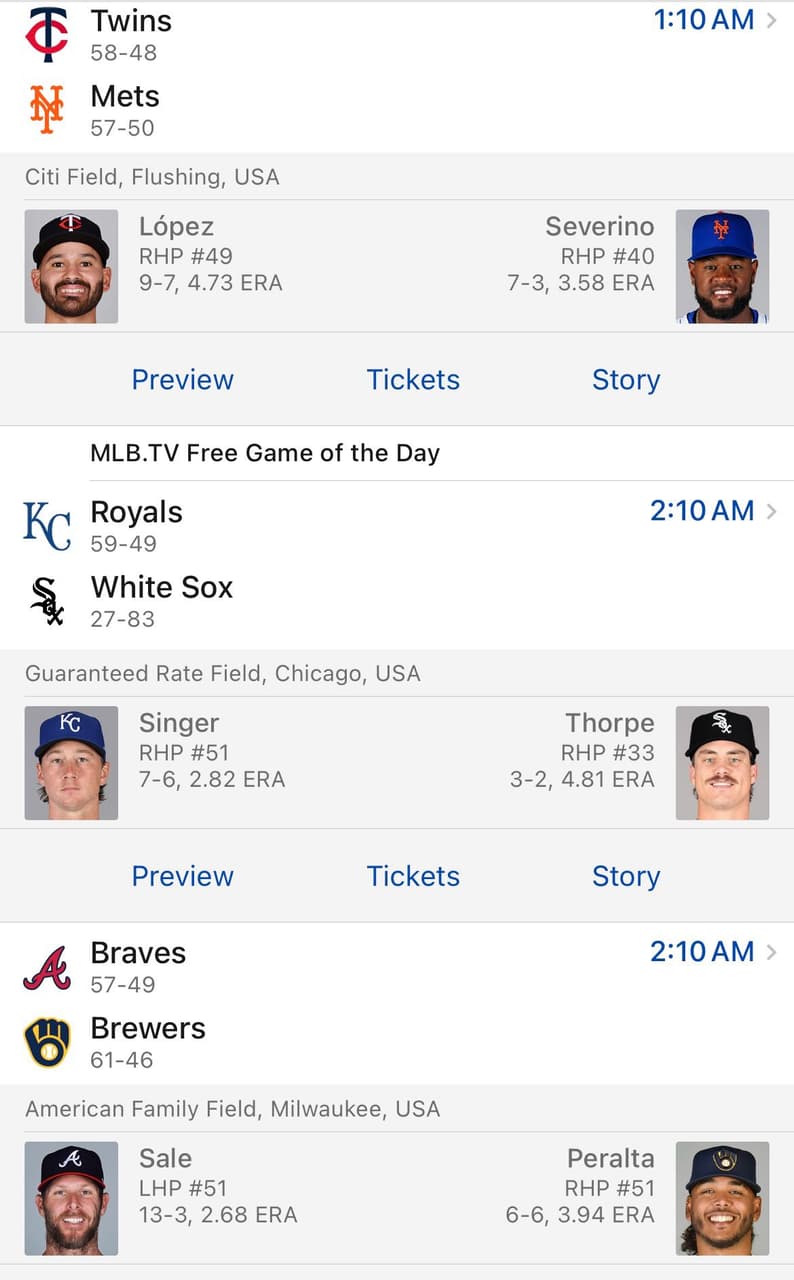 #討論 2024/8/1 MLB 美國職棒先發投手預告（14 場） - MLB板 | Dcard