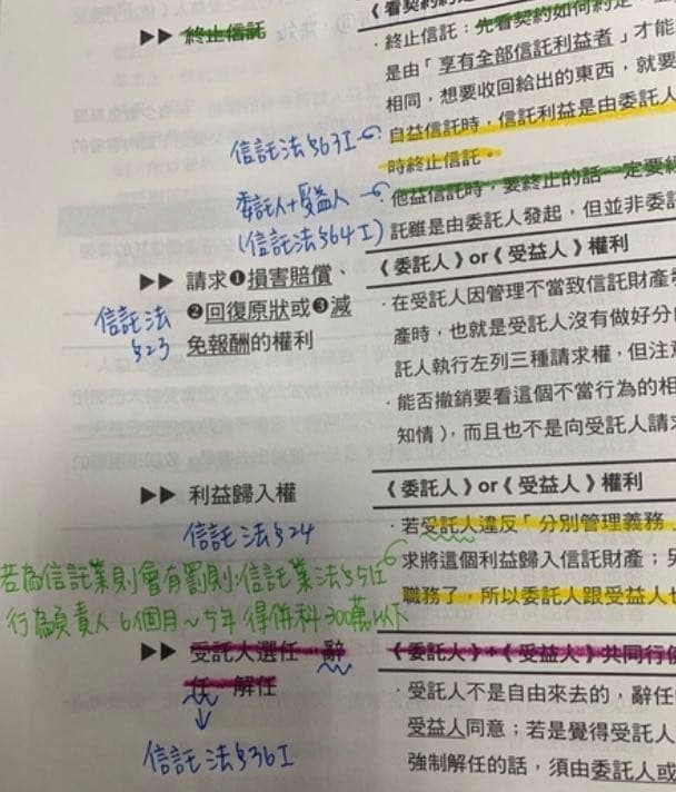 ⚠️筆記請直接雲端領取勿再留言信箱⚠️非本科準備4天通過信託業務員證照（電腦應試）心得分享 考試板 Dcard