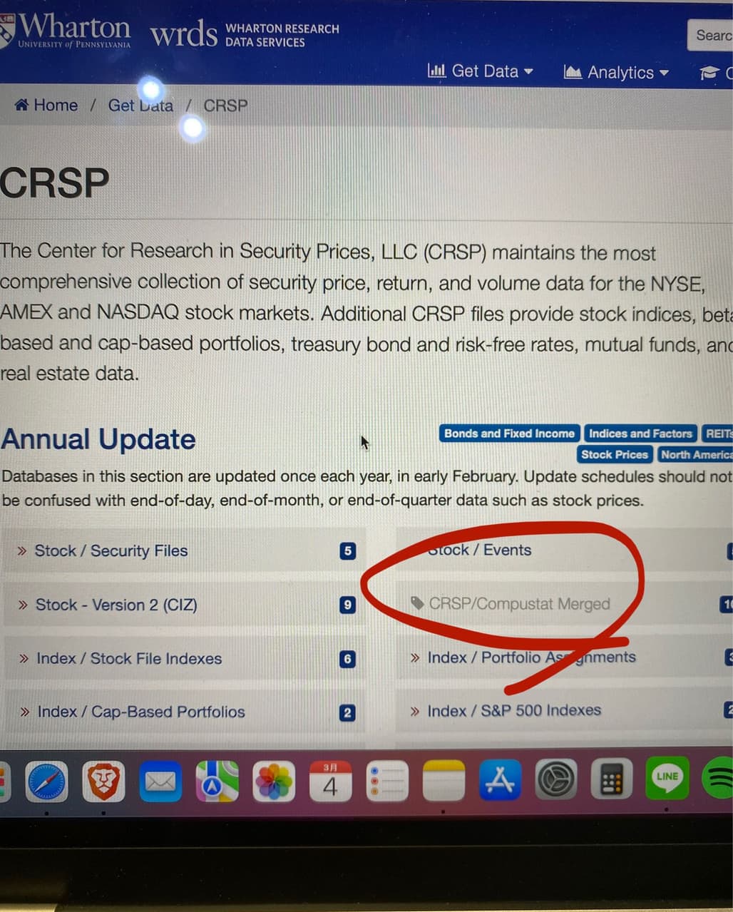 WRDS/CRSP 資料庫 ССМ功能 - 研究所板 | Dcard