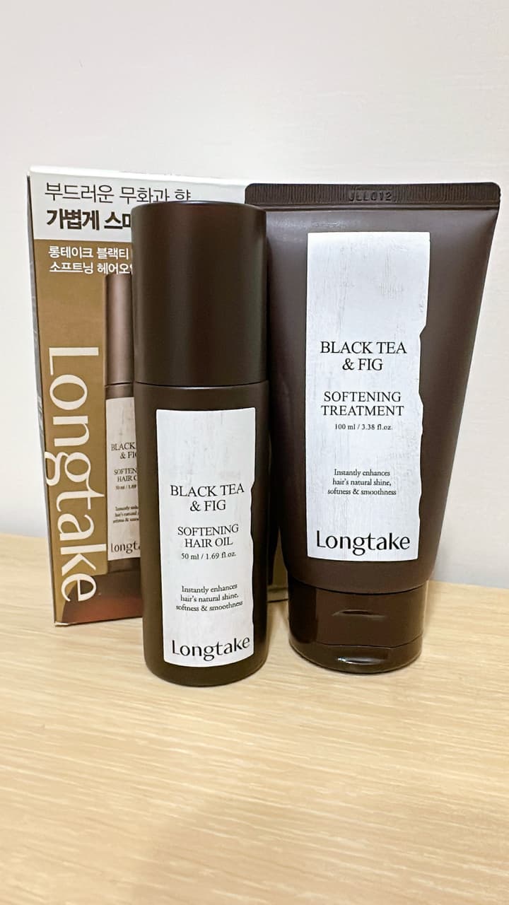 #我要賣 (已售出) #韓國購入 LONGTAKE 護髮油/ 護髮素 BLACK TEA & FIG - 二手交易板 | Dcard