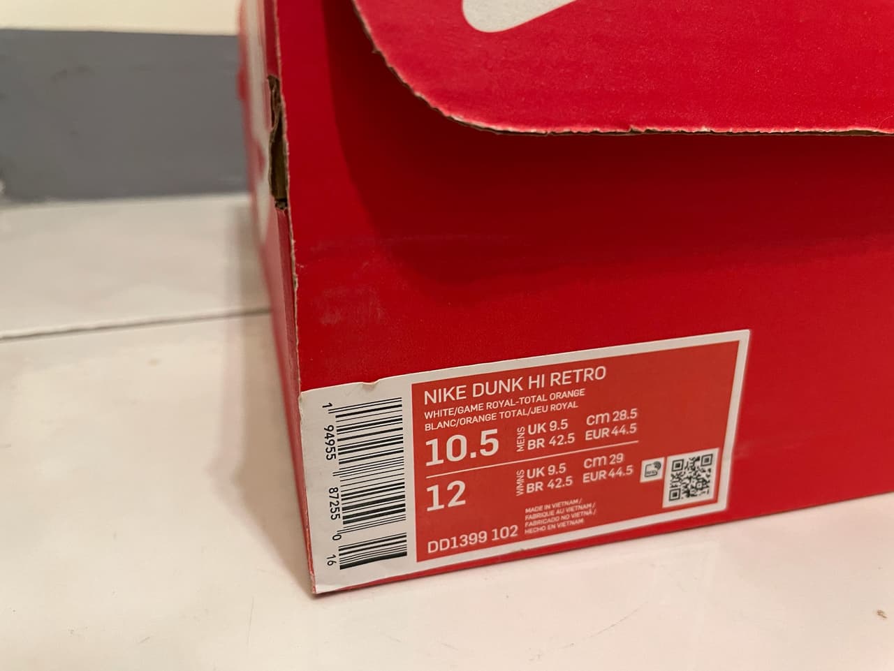 #我要賣 DUNK HIGH GAME ROYAL - 二手交易板 | Dcard