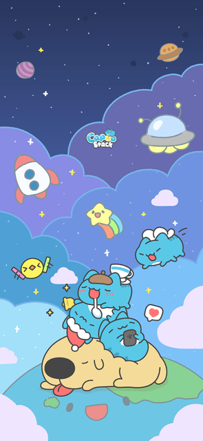 #分享 咖波疊疊樂| Capoo Stack| 集氣活動特典桌布 - 動漫板 | Dcard