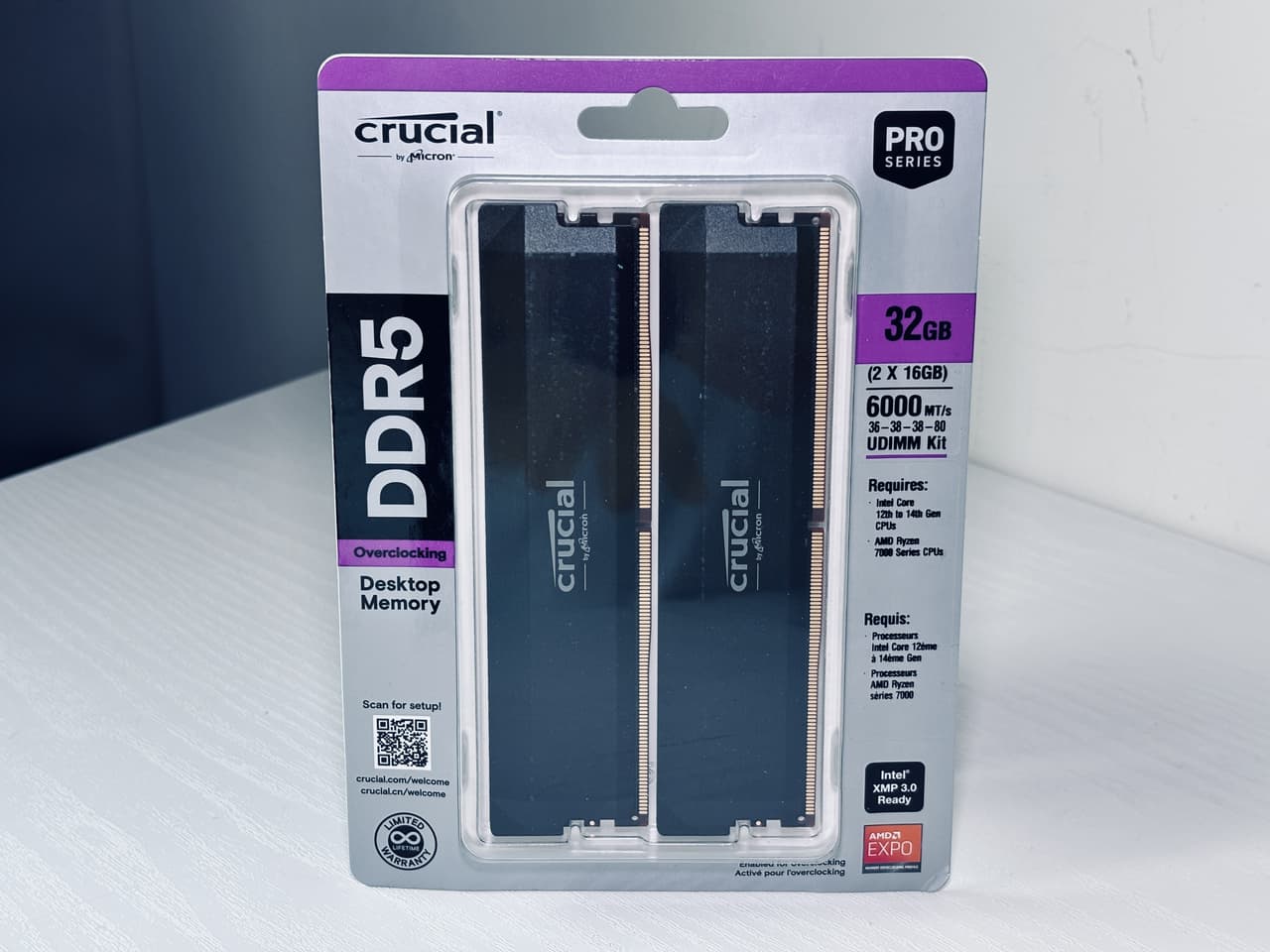 「換件外套，依然低調」 Micron Crucial PRO D5 6000 超頻版記憶體 #開箱 - 3C板 | Dcard