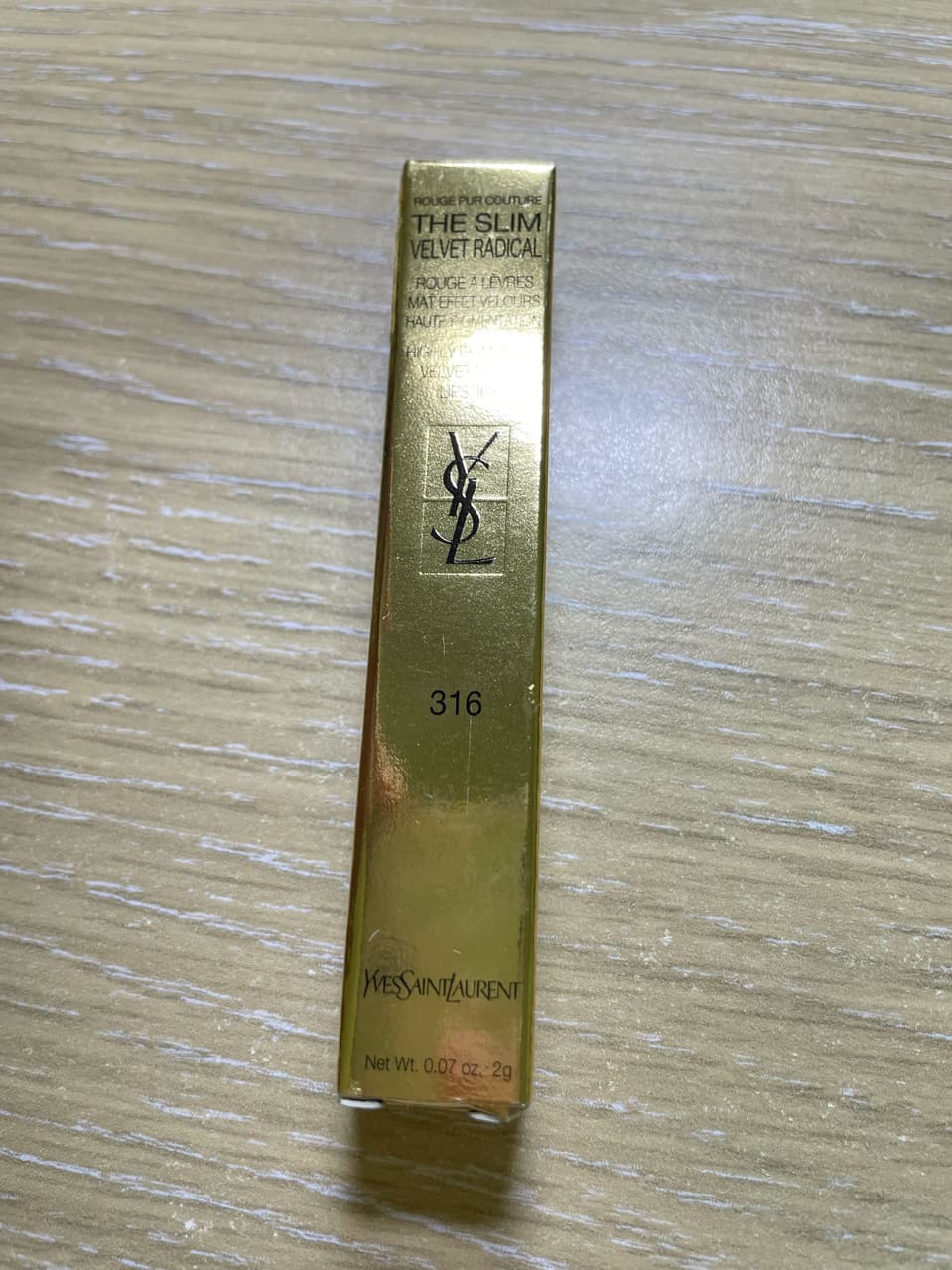 #售全新 YSL 奢華緞面絨霧唇膏#316 $750 - 二手交易板 | Dcard