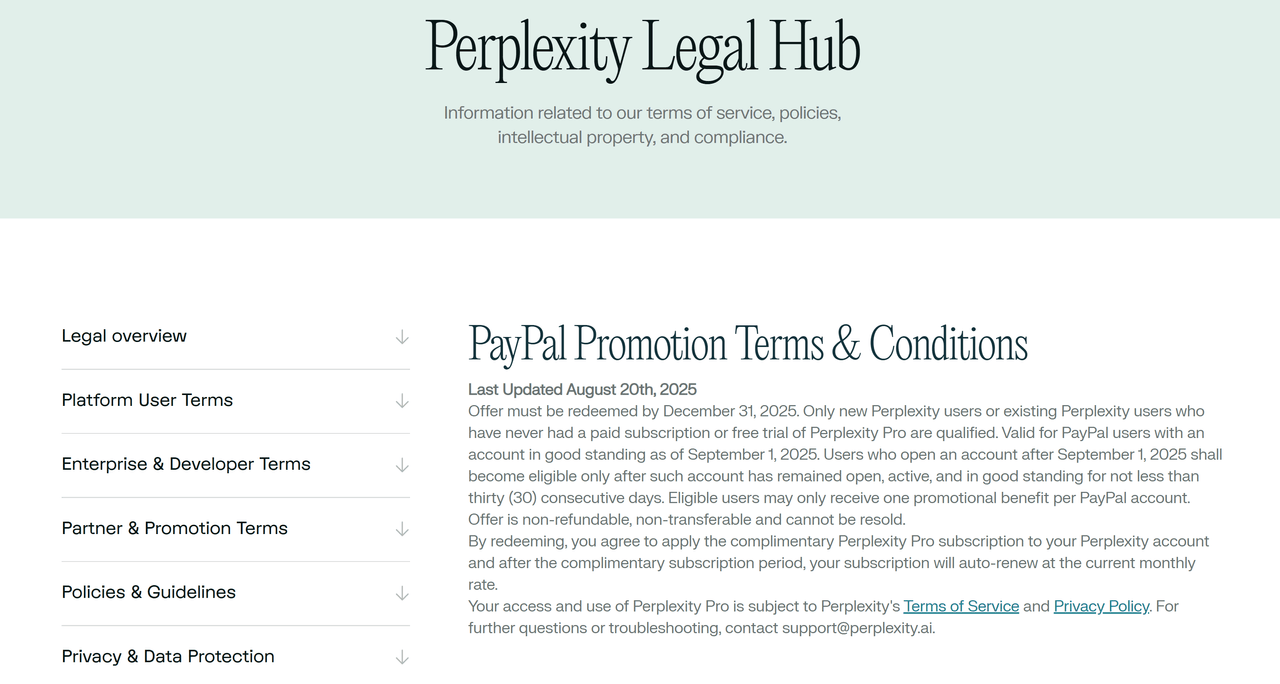 #分享 PayPal 使用者可獲得一年免費 Perplexity Pro - ChatGPT板 | Dcard