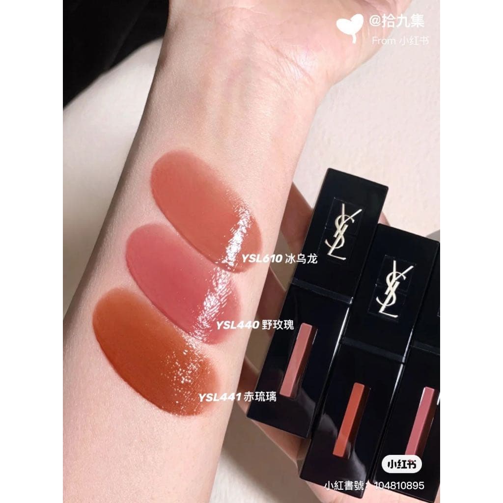 #分享 ysl610 黑管唇釉 上嘴試色 - 美妝板 | Dcard