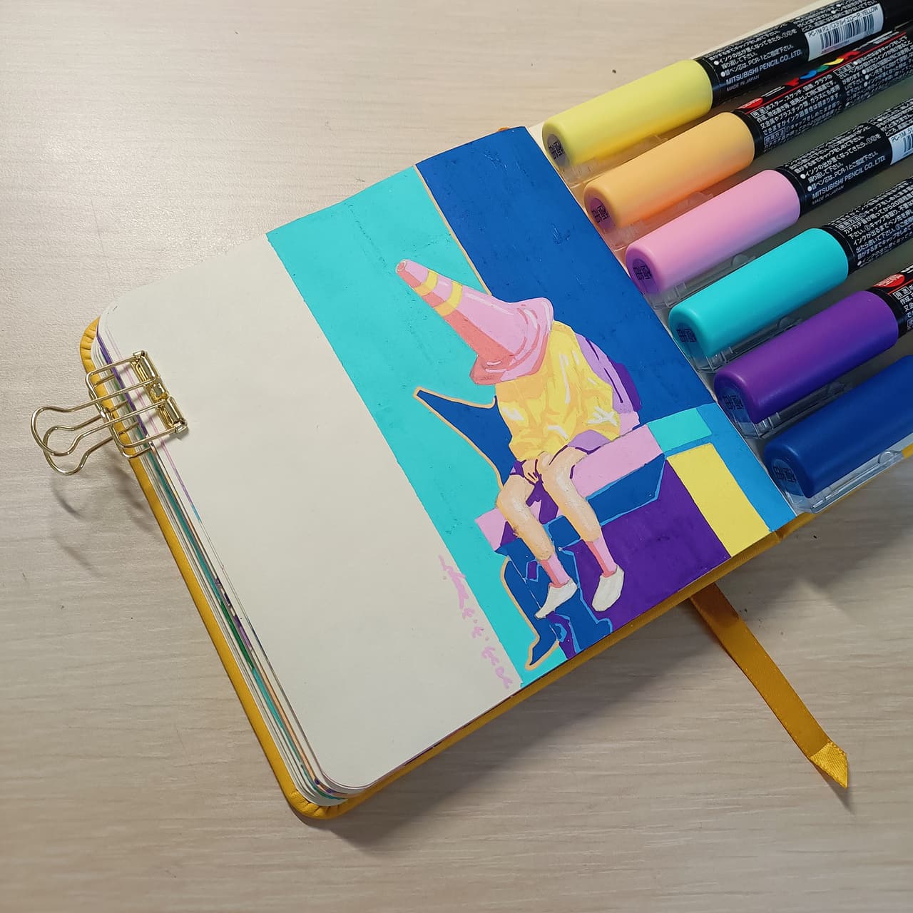 每日插畫打卡 No11 插畫板 Dcard