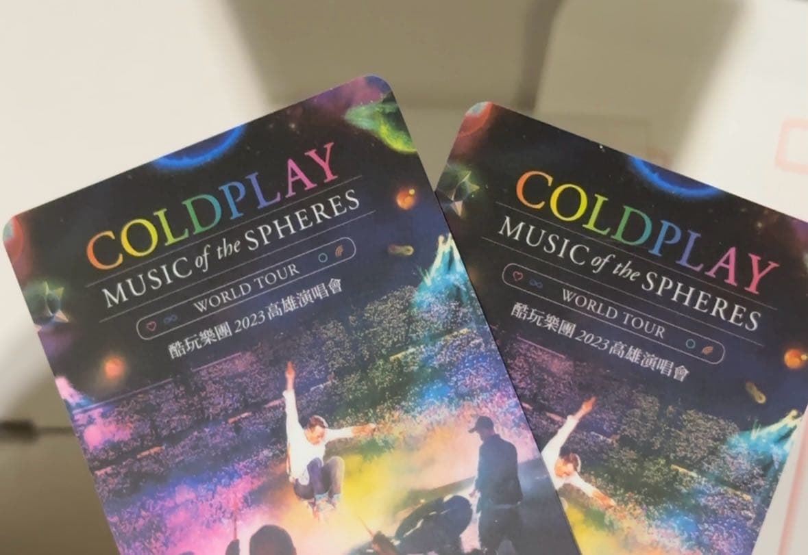 #讓票 單張4000x2 11/12 Coldplay 搖滾A區$5800 - 酷玩樂團板 | Dcard