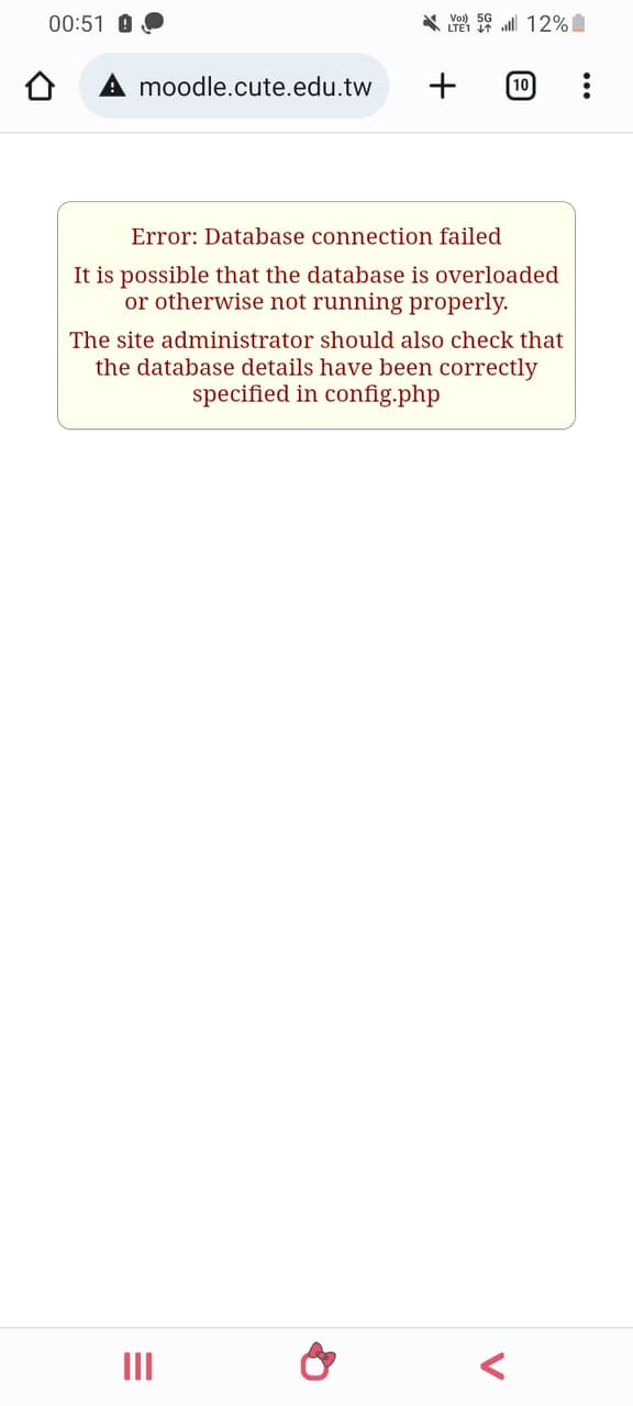 又來到moodle壞掉的循環了 - 中國科大板 | Dcard