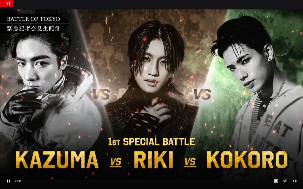 #情報 BATTLE OF TOKYO緊急記者会見生配信 - LDH板 | Dcard