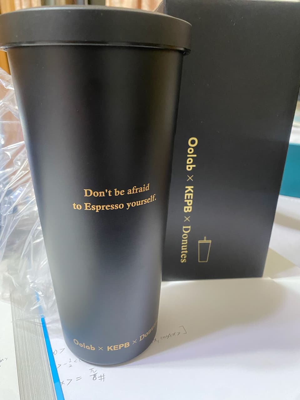 #我要賣 已售）Oolab 710ml 全新全黑不鏽鋼環保杯（心想杯）附吸管 - 二手交易板 | Dcard