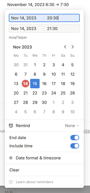 #求救 Notion 行事曆時間顯示錯誤 - App板 | Dcard