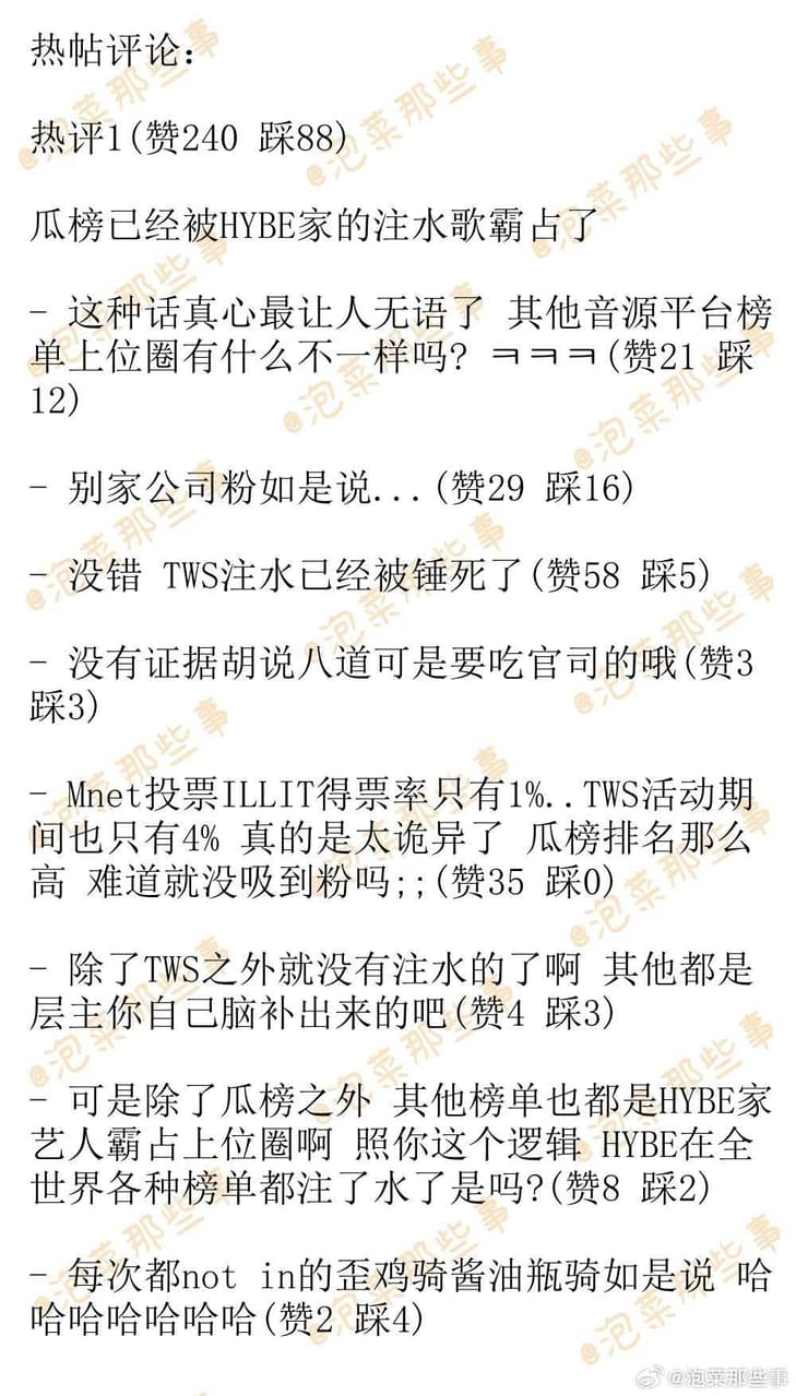 #集中討論 ILLIT注水 - B259 留言 | Dcard